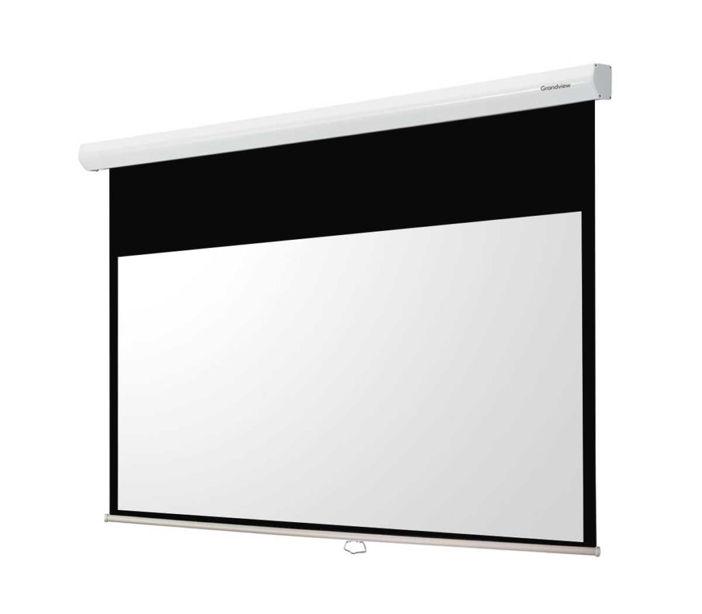Grandview 16:9 Manual Pull Down Projector Screen - IntoAV
