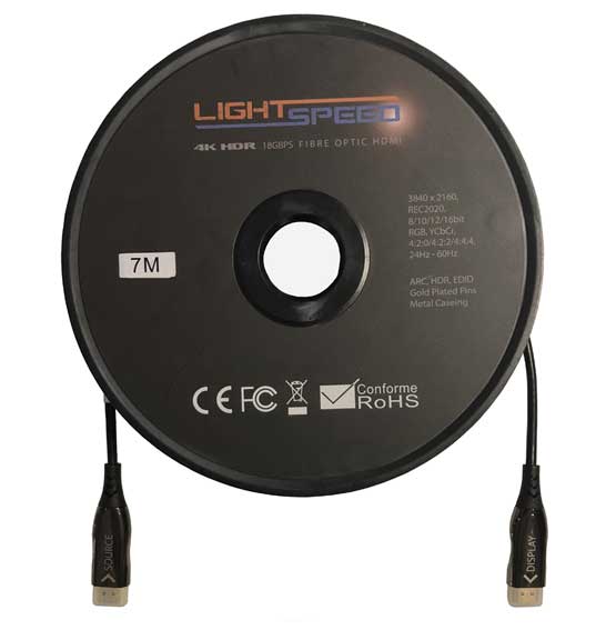 Lightspeed - Fibre Optic HDMI Cables