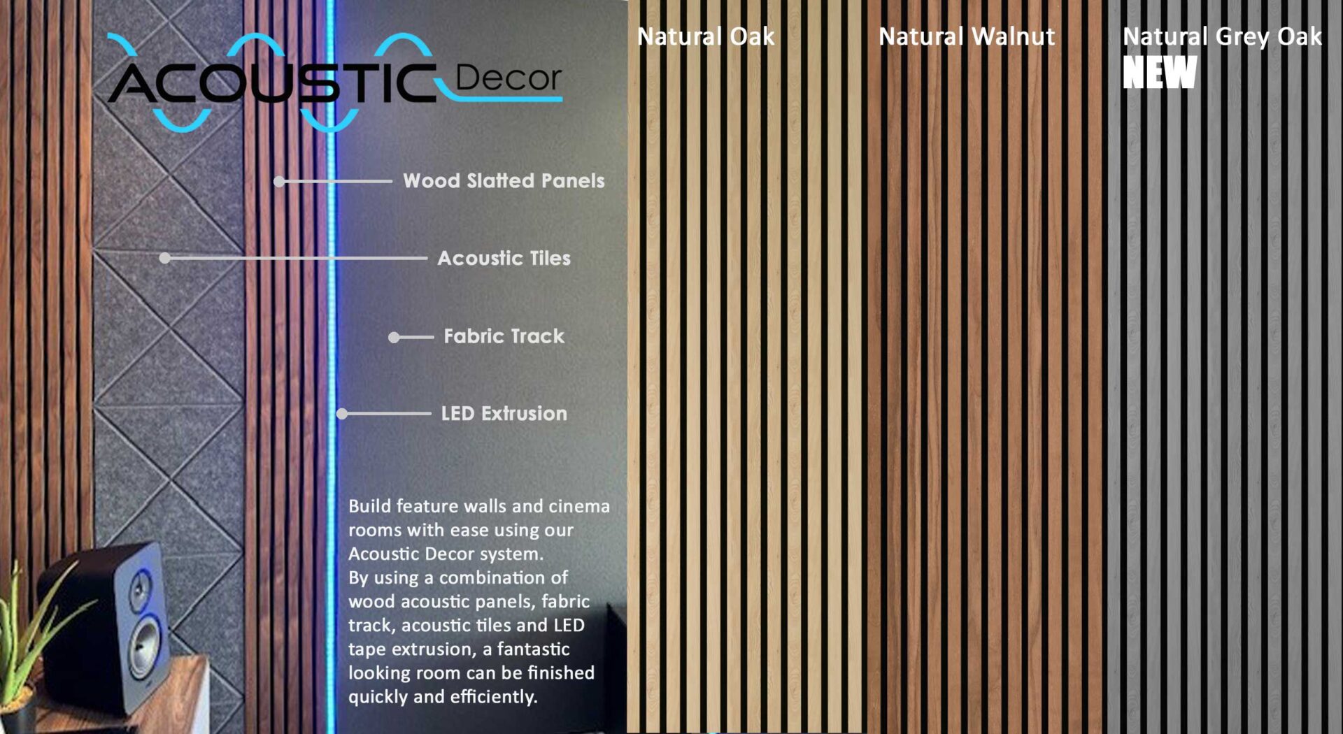 Acoustic Decor - Build feature walls and cinema rooms with ease using ...